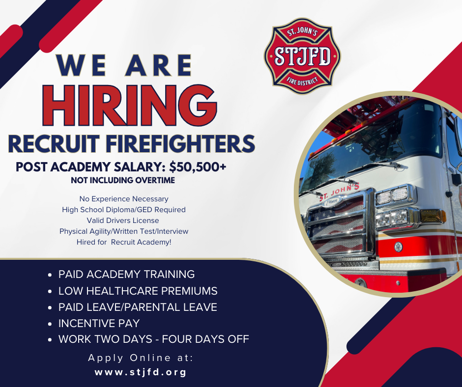 Join Us! – St. Johns Fire District